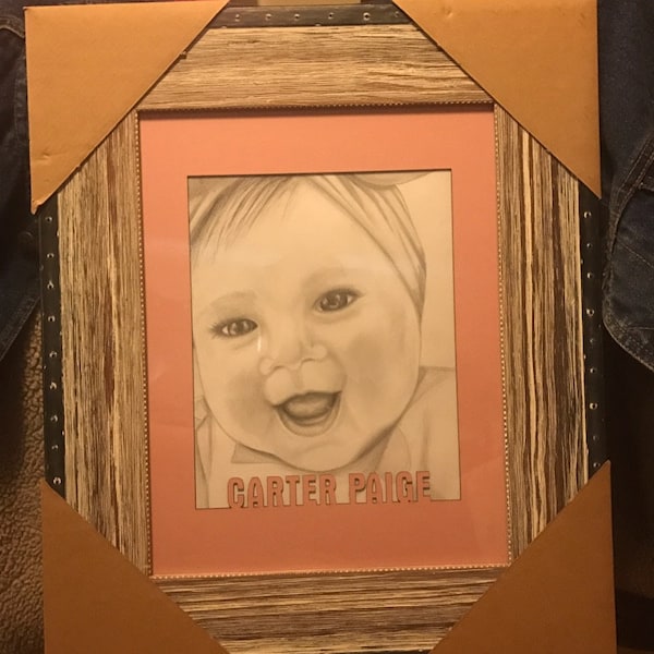 Personalized Laser Cut 11x14" Mat Board Cutout Frame - Etsy