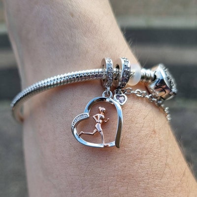 Pandora Fitting Dad & Daughter Charm Genuine Silver Princess Dangle ...
