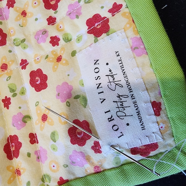 Pre-cut Personalized Cotton Quilt Labels, Quilt Tag, Quilting Label ...