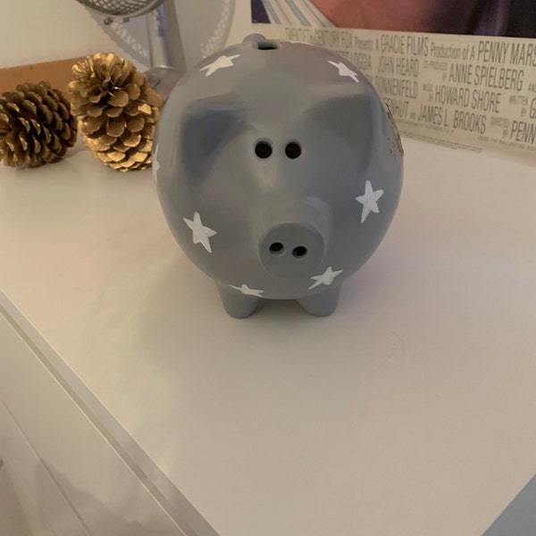 Piggery Pottery Handmade Ceramic Personalised Star-sign Birth Baby ...