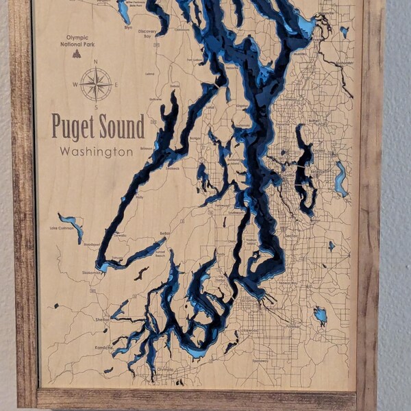 Digital File PDF, SVG - Oneida Lake, New York Map, Bathymetric Depth ...