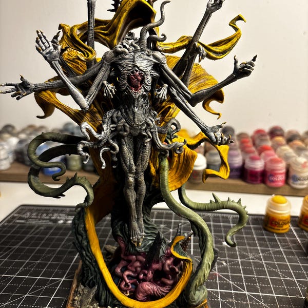 Mausoleum Entrance Miniature Dnd Terrain Statue | Dnd Miniature ...