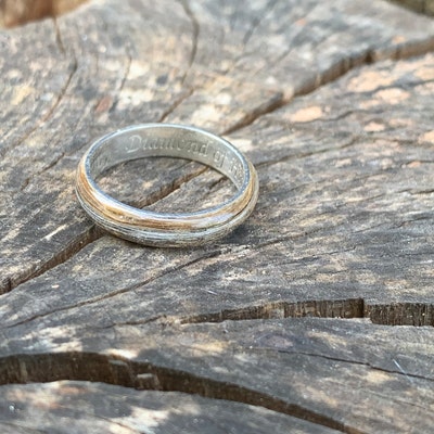 Lock of Hair Ring, Hair Memorial Ring Ring, Pet Loss, Cremation Ring ...