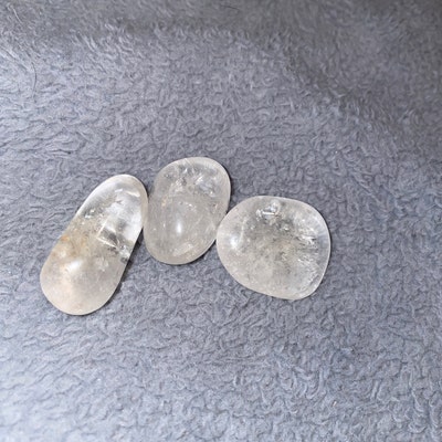 Clear Quartz Tumbled Stones: Choose How Many Pieces premium Quality 'A ...