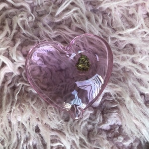 Glass Heart Pipe Girly Pipe Love Girls Gift Unique Pipe Hand - Etsy