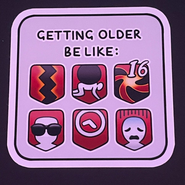 FFXIV Real Life Debuffs Sticker - Etsy