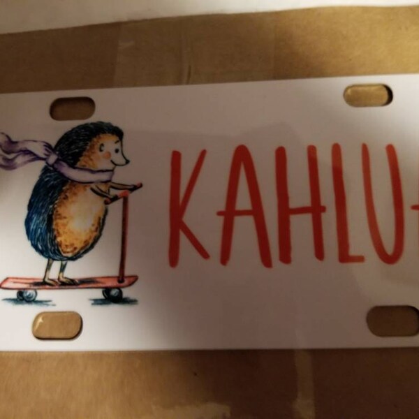 Personalized Hedgehog Name Plate / Hedgehog Sign / Cage Accessory ...