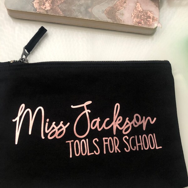 Personalised Teacher Gift Pencil Case | Accessory Pouch | Teaching ...