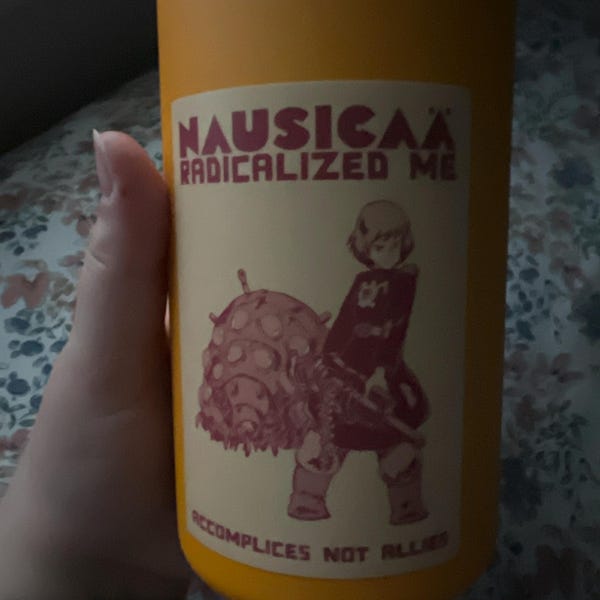 Nausicaa Radicalized Me Sticker | Quotes | Books | Ghibli | Miyazaki - Etsy