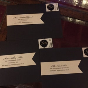 Personalized Mailing Address Labels for Wedding Invitations Custom ...