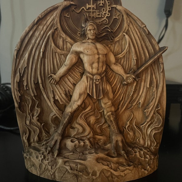 Asmodeus, Greek Statue, Asmoday, Asmodeus Statue Greek Mythology Demon ...