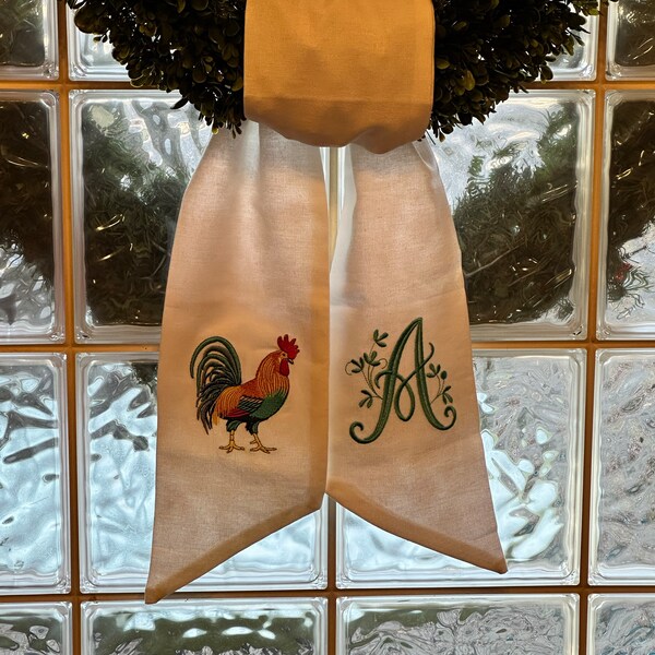 Monogrammed Mug Rug, Embroidered Mug Rug, Floral Mug Rug, Personalized ...