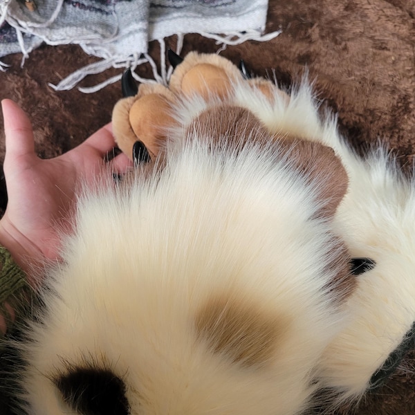 Pure White Paws, Furry Gloves, Cosplay Gloves, Cat Paws, Puppy Paws ...