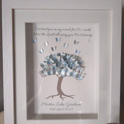 Baby Loss Butterfly Tree for Angel Baby Gift Miscarriage - Etsy