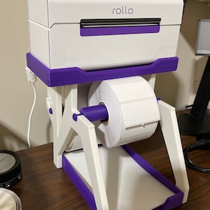 Rollo Purple Wireless Thermal Printer Stand Label Holder (rolls and ...