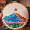 The Three Sisters Mountain Embroidery Pattern Embroider by Number ...