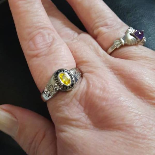 Personalized School Class Ring, Jewelry, High School, College ...