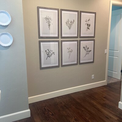 Printable Wall Art Set of 9 nine Prints for Vintage Home Decor Warm ...