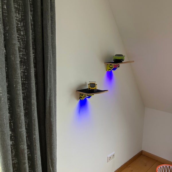Illuminated Shelf, Shoe Rack, Sneaker, Floating Shelf, Gift Idea ...