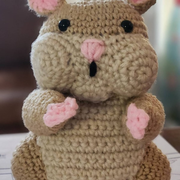Hamish the Hamster Amigurumi Crochet Pattern - Etsy Australia