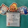 Splatoon Inspired Fan-art Badge Stickers + HOLOGRAPHIC -idols, Shops - Etsy
