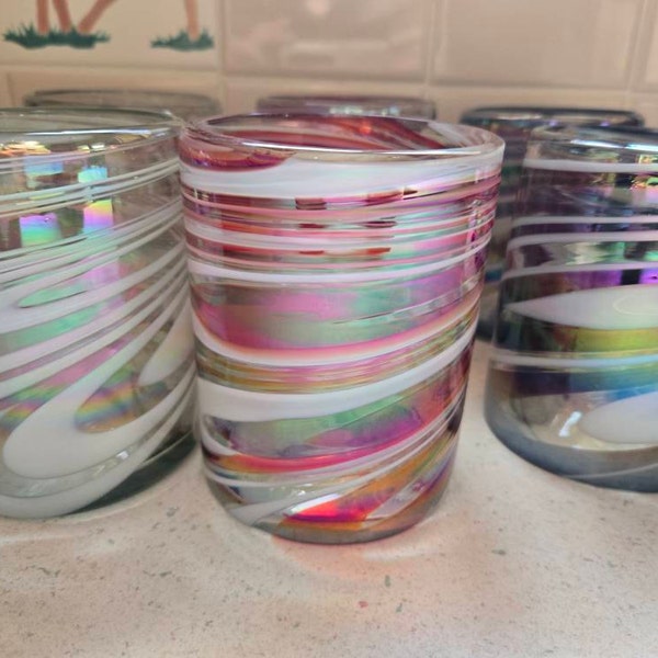 8 Assorted Glasses - Etsy