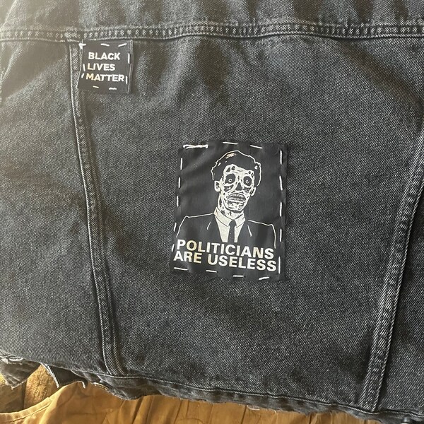 HORROR PATCH Oooh Political I Get It - Etsy