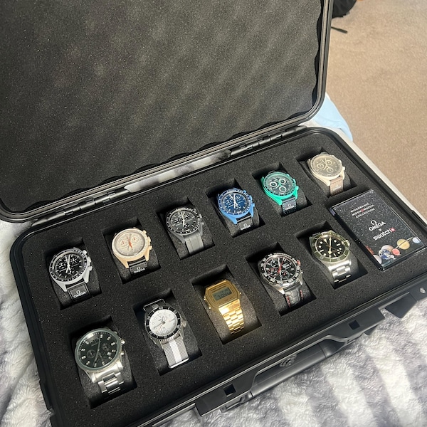Omega X Swatch Moonswatch Collectors Display Case. Watch Box. Mission ...