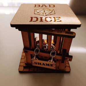 Bad Dice Personalized Square Dice Jail - Etsy