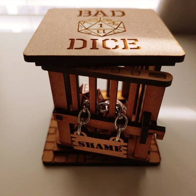 Bad Dice Personalized Square Dice Jail - Etsy