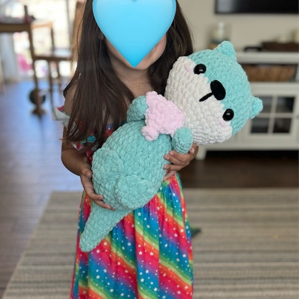 Amigurumi Otter Pattern, Plush Pattern, PDF Pattern, Stuffed Otter Toy ...