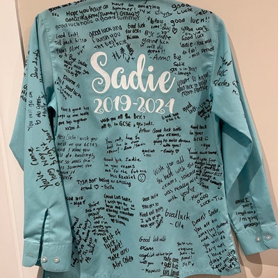 SCHOOL LEAVERS Custom Order 2 Lines, Personalised Name Text GLITTER ...