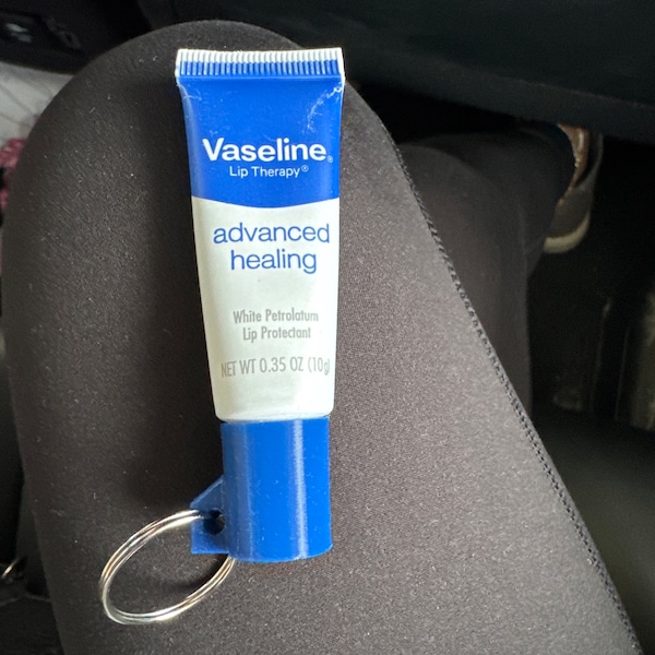 Vaseline Lip Therapy Advanced Healing Customizable Keychain 3d-printed ...