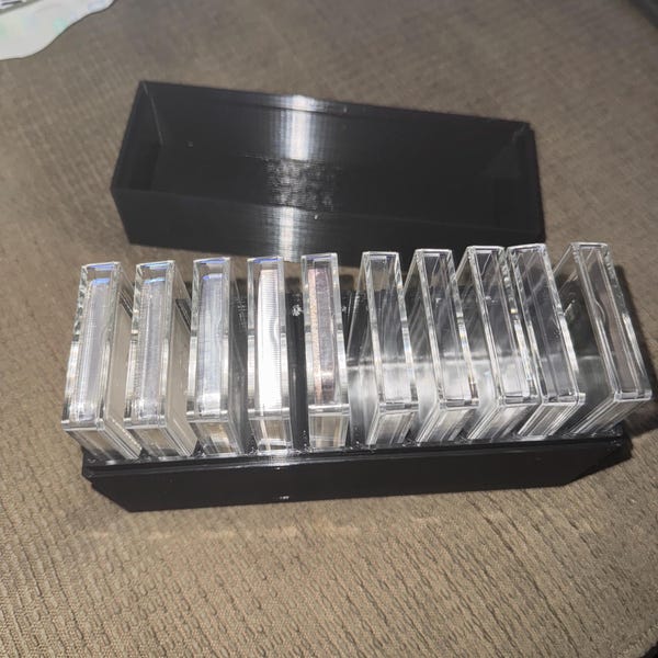 3DP Black Storage Box Holds 10x Pamp Precious Metal Assay Cards - Etsy