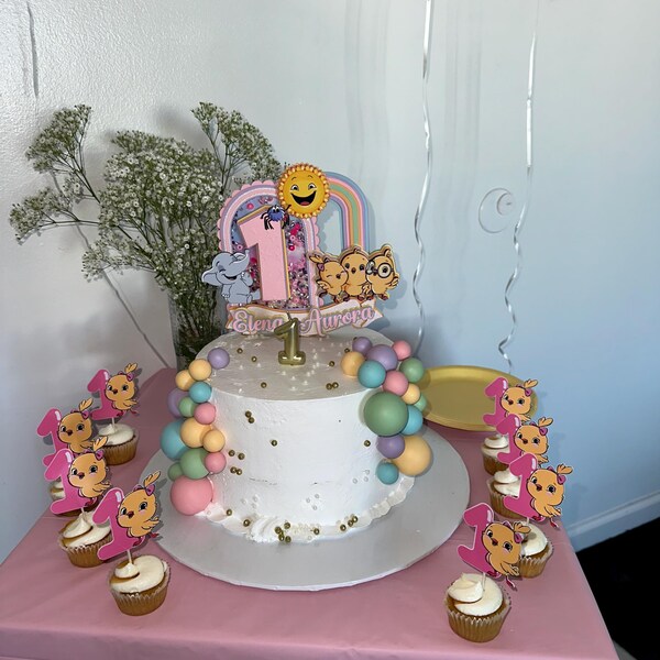 Cánticos Cake Topper, Pollitos Cake Topper,cánticos Party Theme ...