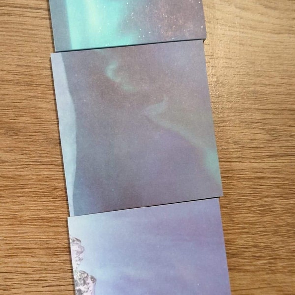 Set of 3 Nature Scenery Sticky Notes | Made in USA | 150 Sheets Memo ...