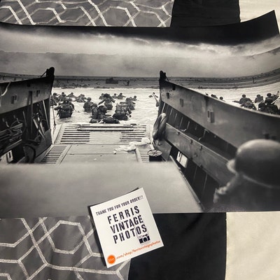 Normandy Invasion D-day Photo 1944 Operation Overlord WWII Photograph ...