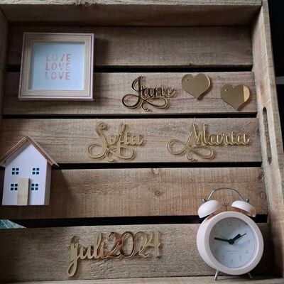 Custom Laser Cut Wood Wall Decor/cutouts Fornursery or Special Event ...