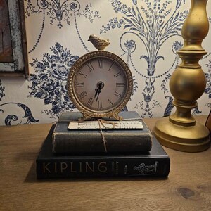 Set of 5 Vintage Books Customizable by Color Authentic Hardcover ...
