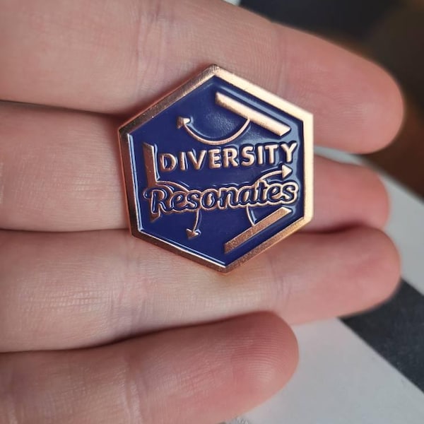 Diversity Resonates Enamel Pin - Etsy Canada
