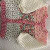 Digital PDF Crochet Pattern: Bean Stitch Crochet Baby Cardigan Sweater ...