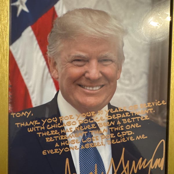 Personalized President Donald Trump Gold Autographed 8x10 Photo - FREE ...