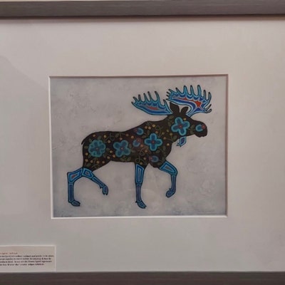 MOOSE Print, MOOSE Wall Art, Original Art, Animal Art, Woodland Animals ...