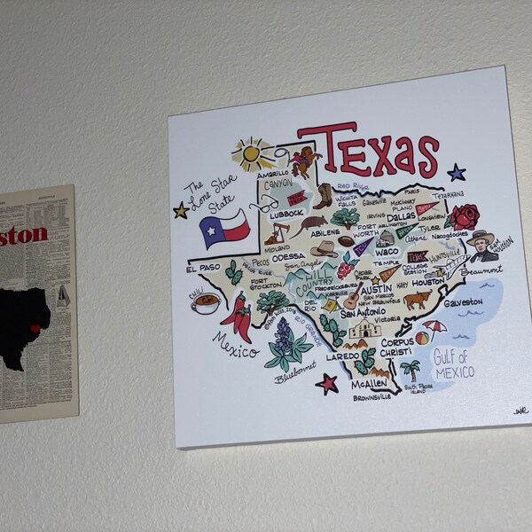 Oregon Art on Square Canvas, Oregon Map Canvas Art, Oregon Print for ...