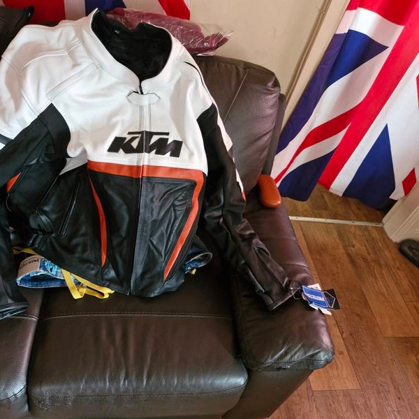 Bmw Motorrad Motorbike Racing Leather Jacket-cowhide Leather and ...