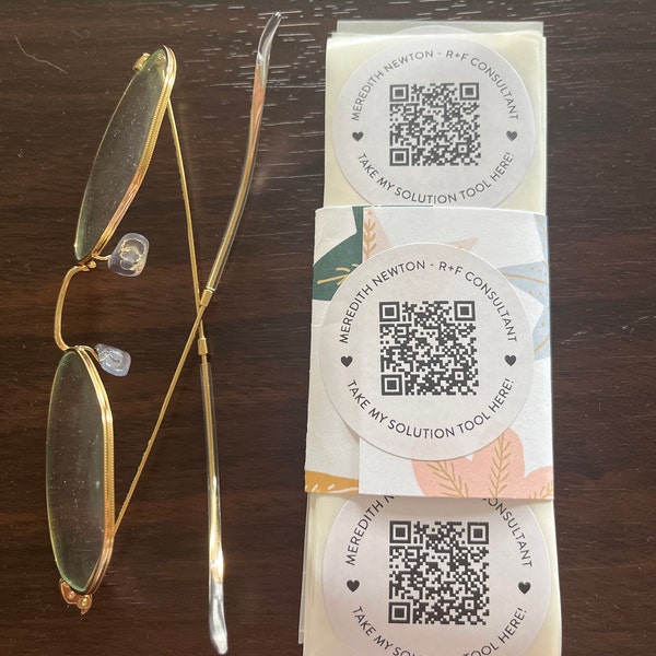 Custom QR Code Package Sticker, Custom Text Stickers, Business Stickers ...