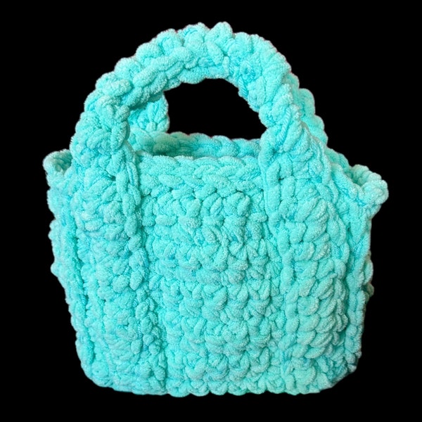Crochet Trendy Bag Pattern English - Sherpa - Chenille - Fashion - Make ...