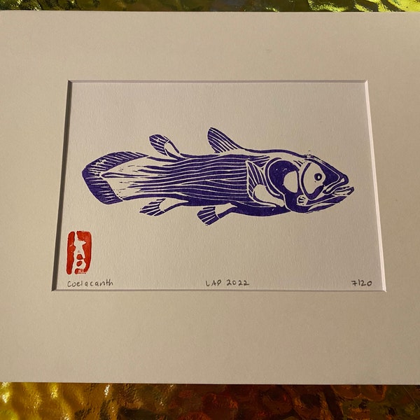 Capybara Linocut Block Print Rodent - Etsy