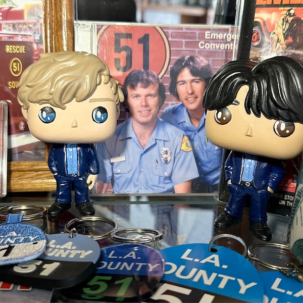 EMERGENCY! Johnny Gage and Roy Desoto Custom Pop Figures - Etsy