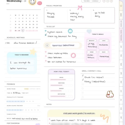 Student Digital Notebook Bundle Hyperlinked Notetaking Templates for ...